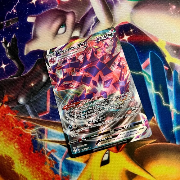 Pokemon | Other | Pokemon Eternatus Vmax Darkness Ablaze Card | Poshmark